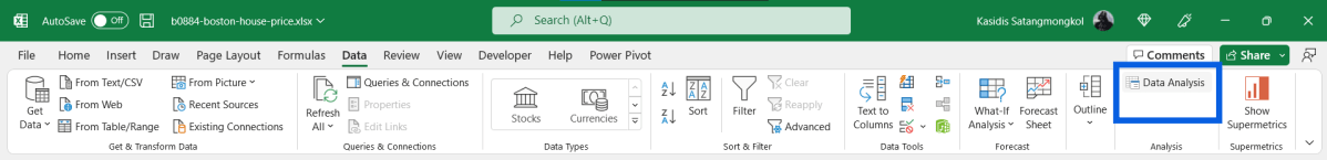 รู้จักกับ Analysis Toolpak เครื่องมือลับสำหรับงานสถิติใน Excel - DataRockie