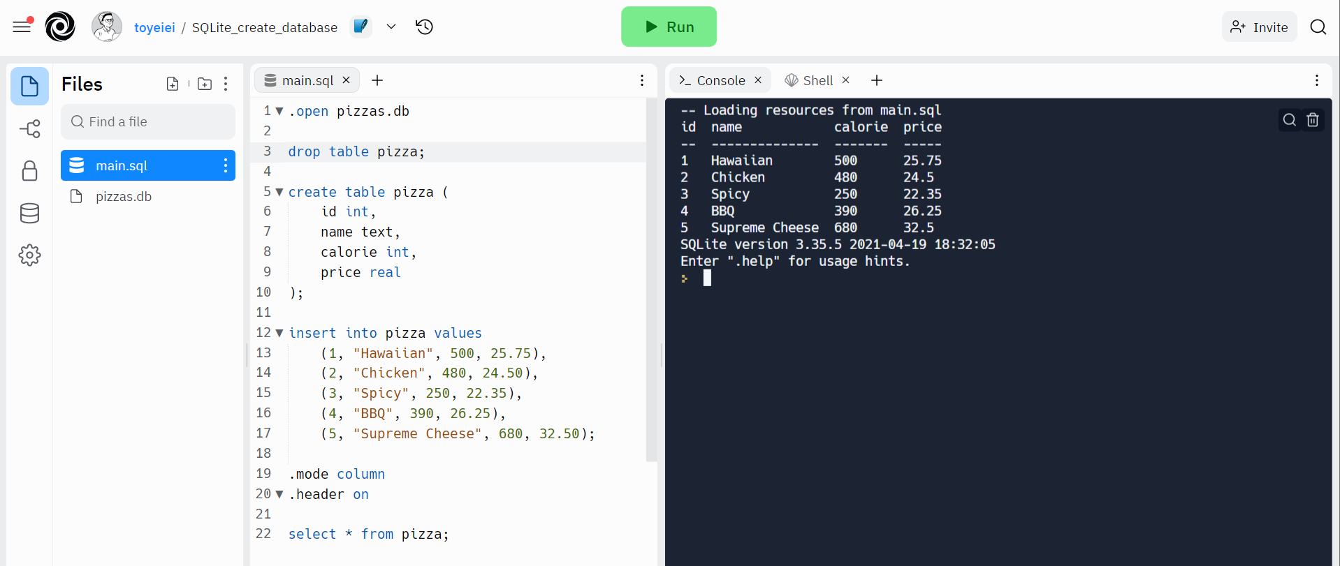 pizza-database | DataRockie