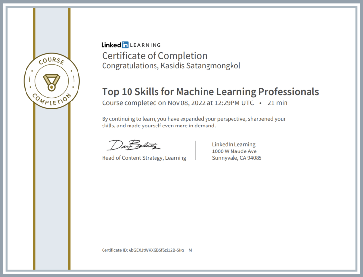 สรุป 10 ทักษะสำคัญของ Machine Learning Professionals - DataRockie